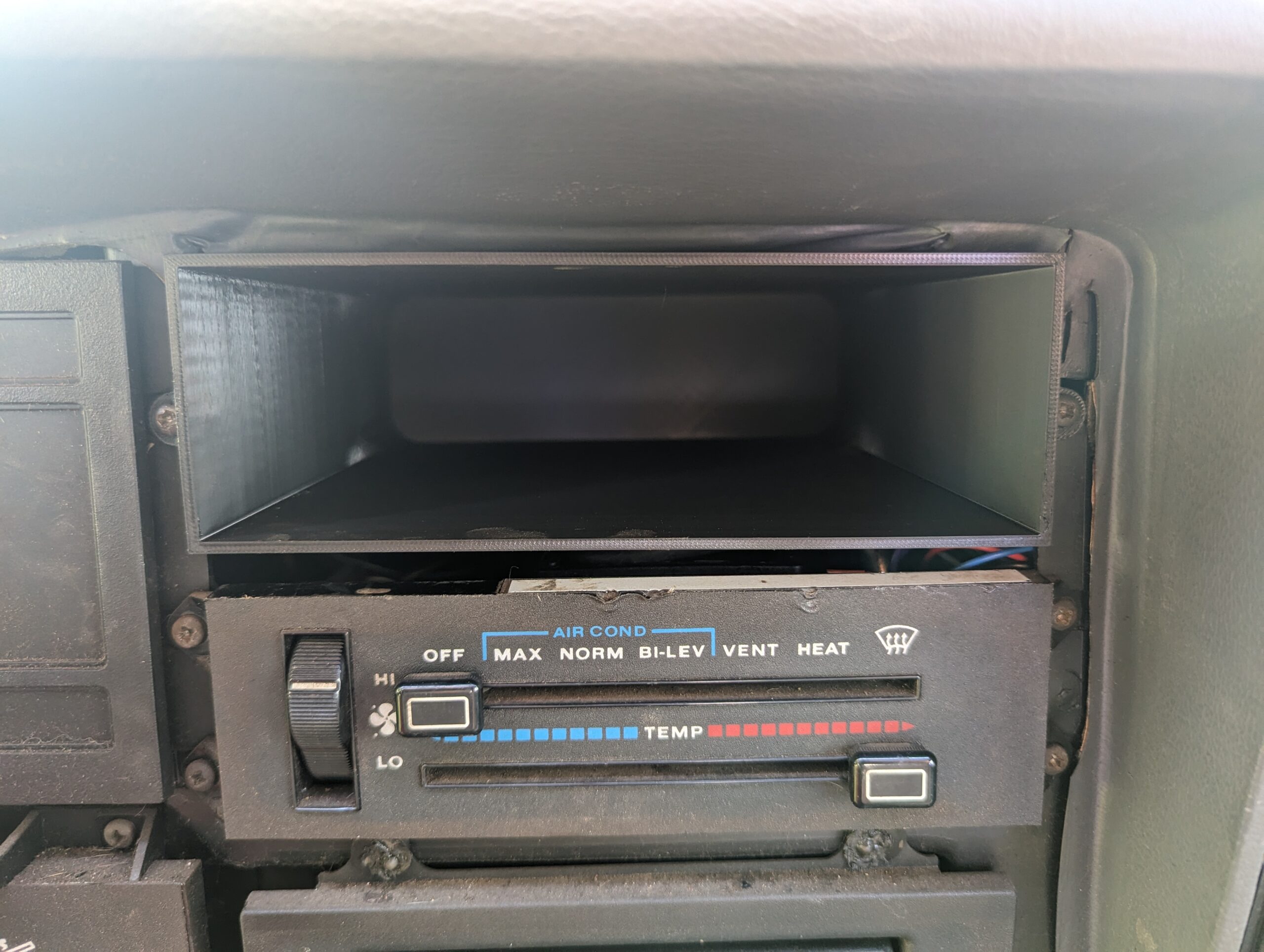Radio Delete Cubby Kit for 1984-1996 Jeep Cherokee (XJ) & Comanche (MJ)